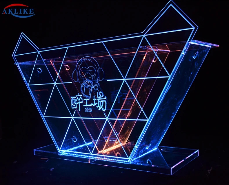 Bàn Bar Đèn Led Acrylic Dj Booth Thanh Bàn Trộn Bộ Điều Khiển Hệ Thống ...