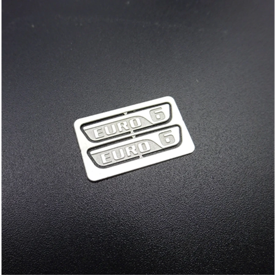 Body Metal Euro 6 Logo For 1/14 Scale Rc Tractor Trailer Man Tgx Tgs ...