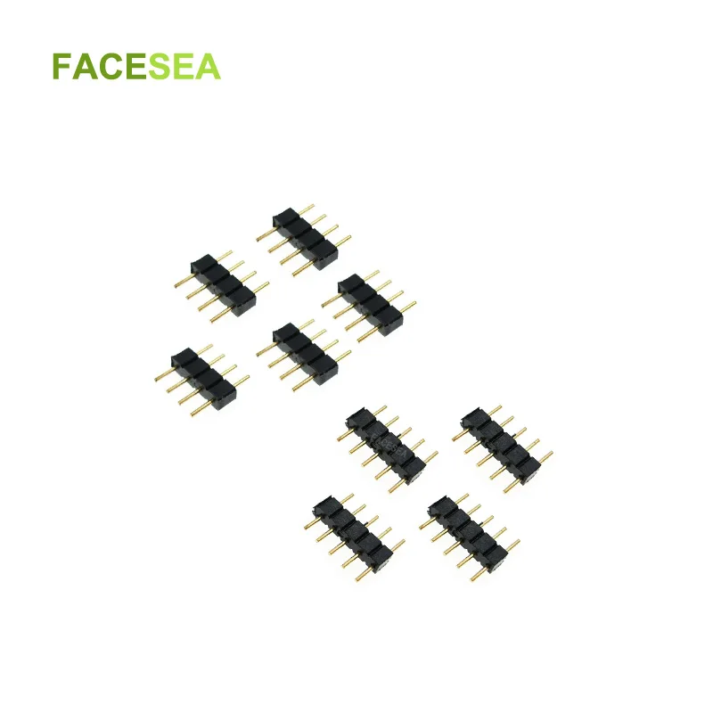 4pin-RGB-Needles-5pin-RGBW-Needle-Connector-Male-Header-Double-4-5-pin ...