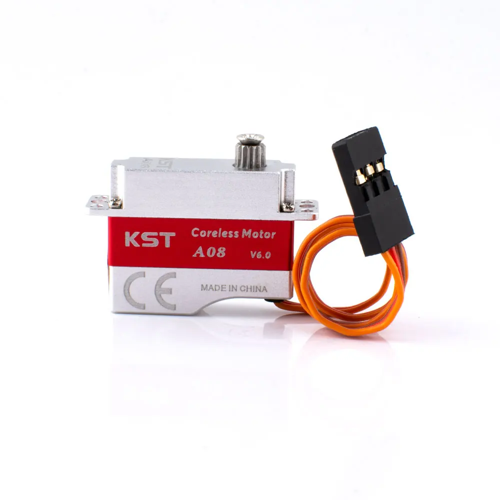 KST A08 V6.0 Coreless Micro Digital Metal Gear HV Servo DLG For RC Drone Glider Airplane ...
