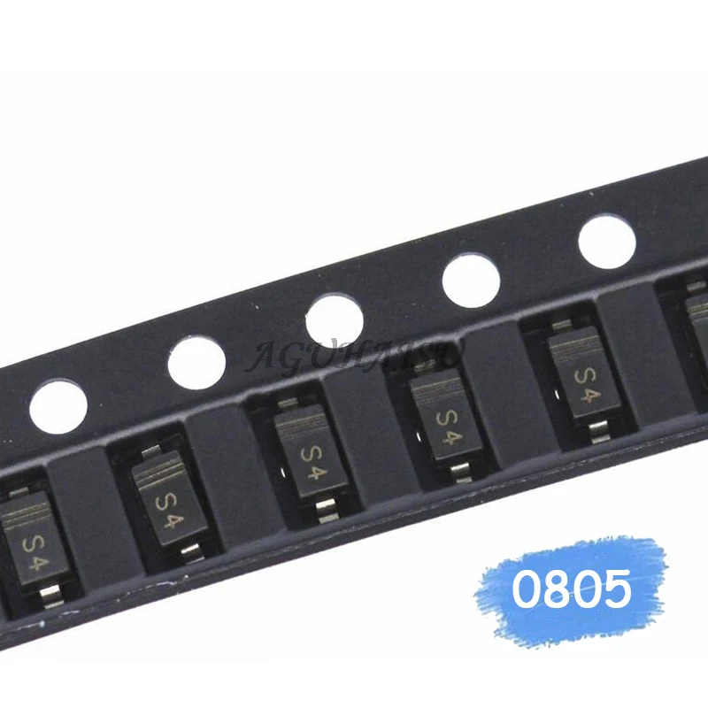 100pcs/lot SMD diode 0805 SOD-123 1N5819 1N4007 1N4148 SOD123 SOD-323 ...
