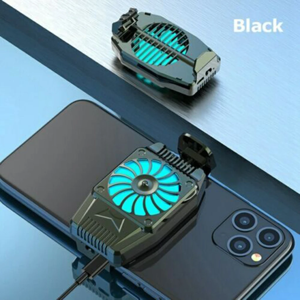 Universal Mobile Phone Cooling Fan Radiator Turbo Hurricane Game Cooler ...
