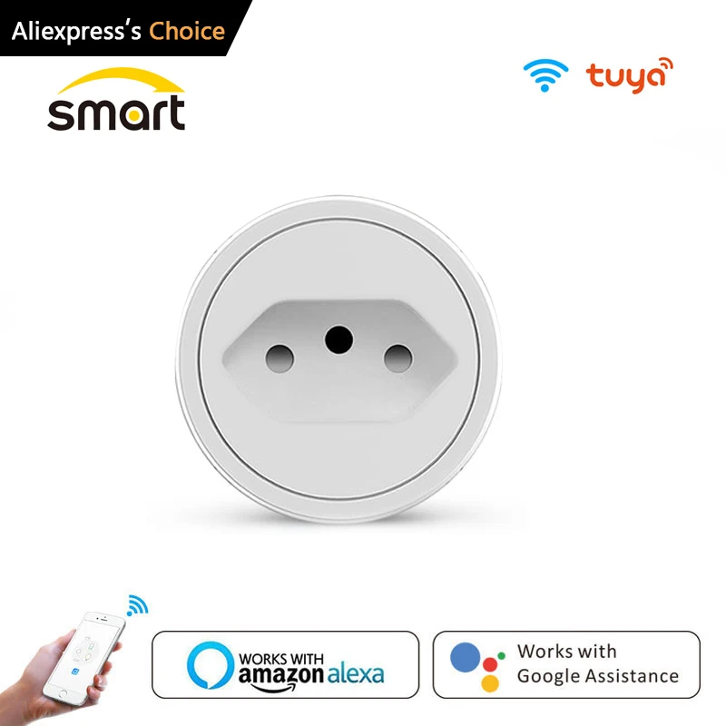 Other DIY & Tools - 16A Brazil Standard Wifi Smart Plug Outlet with ...