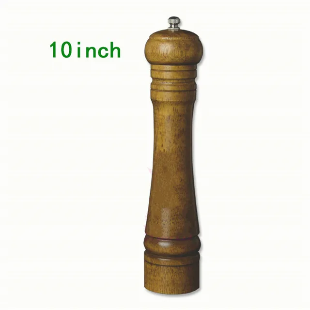 Kitchen Pepper Mill Solid Wood Body with Grinder – CBI Marketplace