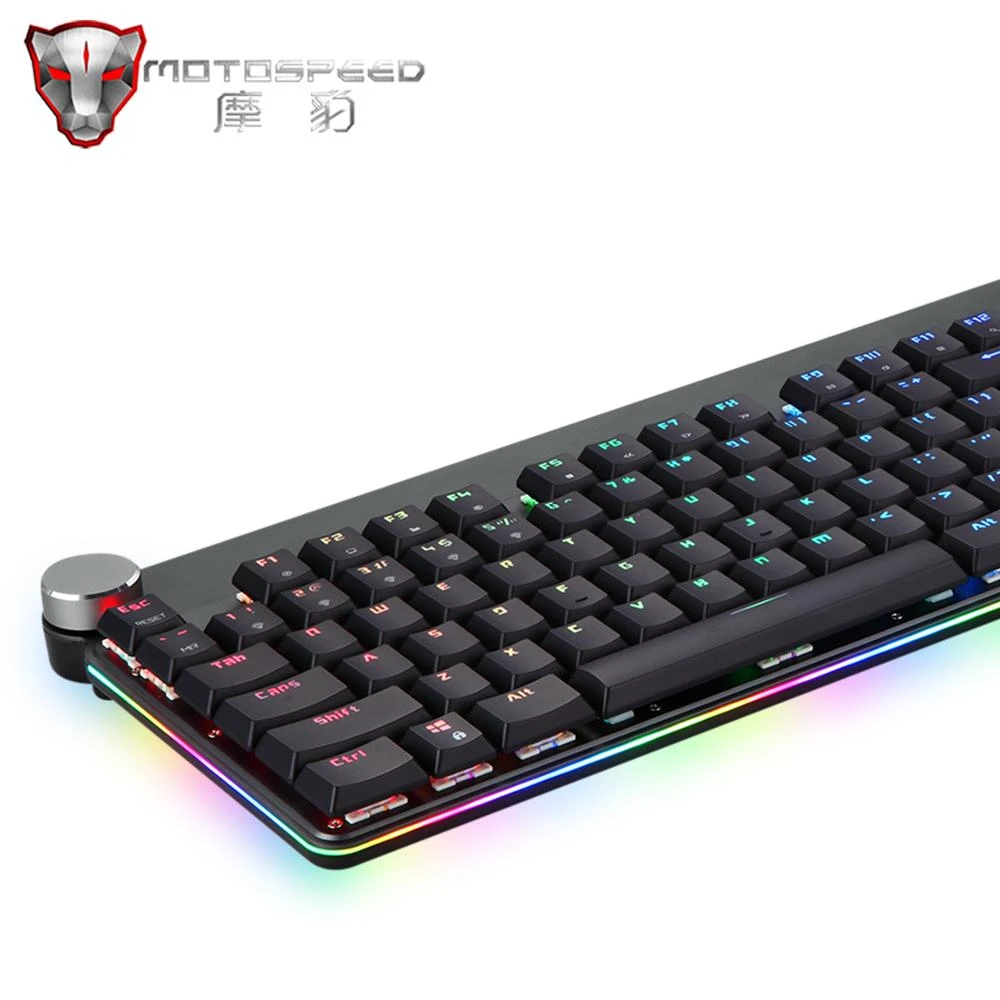 Motospeed teclado mecânico gk81 para jogos, teclado gamer sem fio, usb ...
