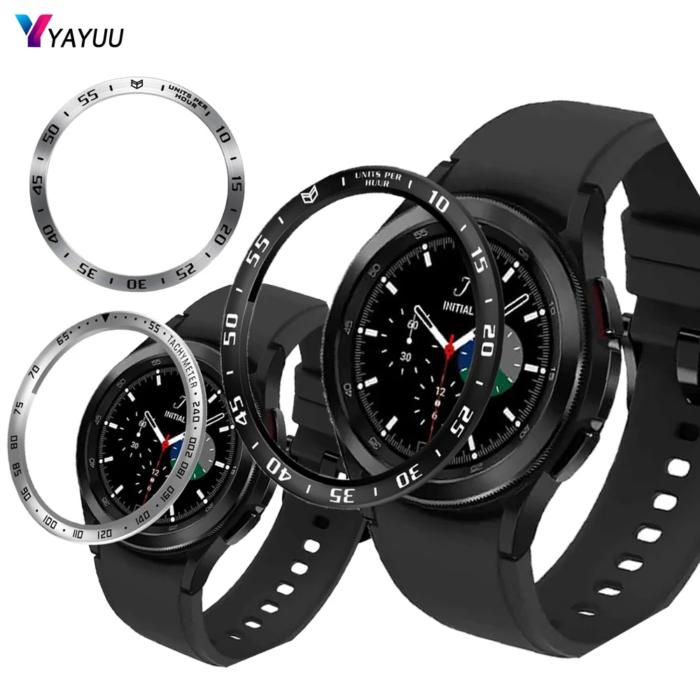YAYUU Bezel Ring For Samsung Galaxy Watch 4 Classic 42mm 46mm Stainless ...