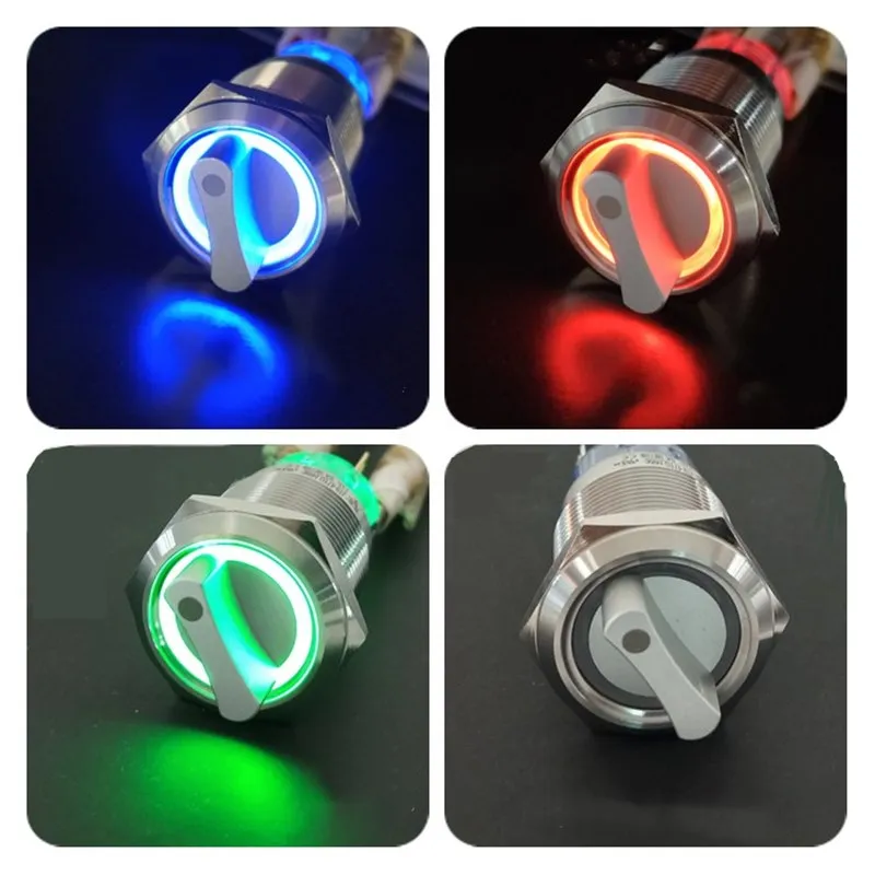 19mm-Metal-Knob-Switch-with-LED-lamp-Self-locking-Latching-2-Position-3 ...