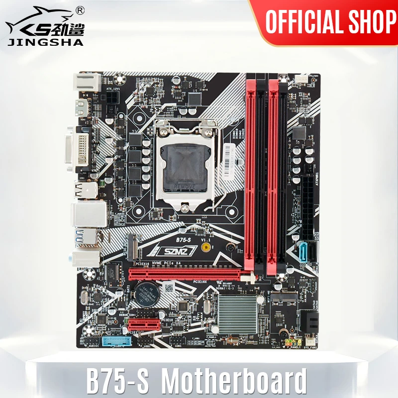 Szmz B75 S placa mãe lga1155 suporta núcleo i5i7i9 xeon e3 v1v2 cpu suporta wi fi e bluetooth ...