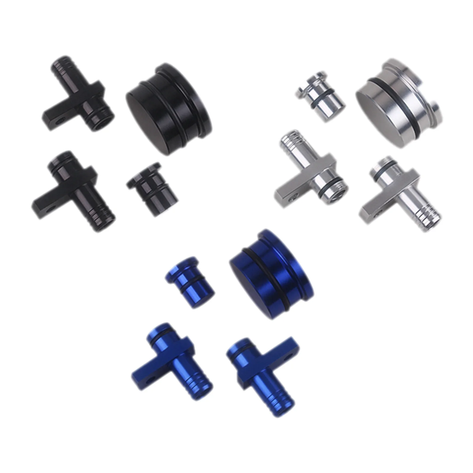 PCV Reroute Fitting Resonator Plug Reroute Assembly Kit with Upgraded ...