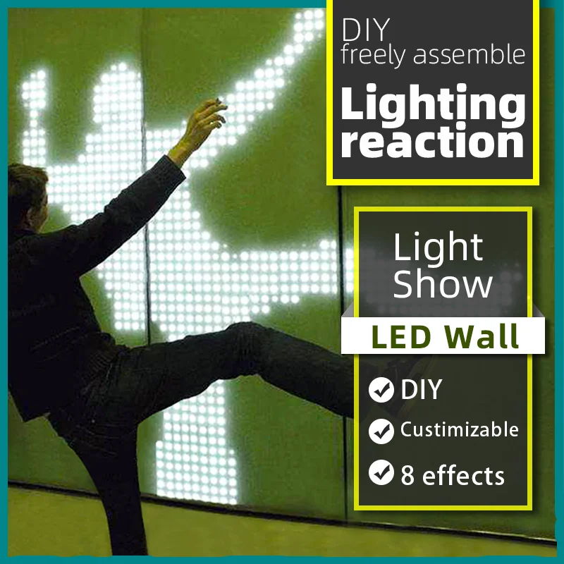 Interactive LED Double Modules Human Body Infrared Induction Light ...