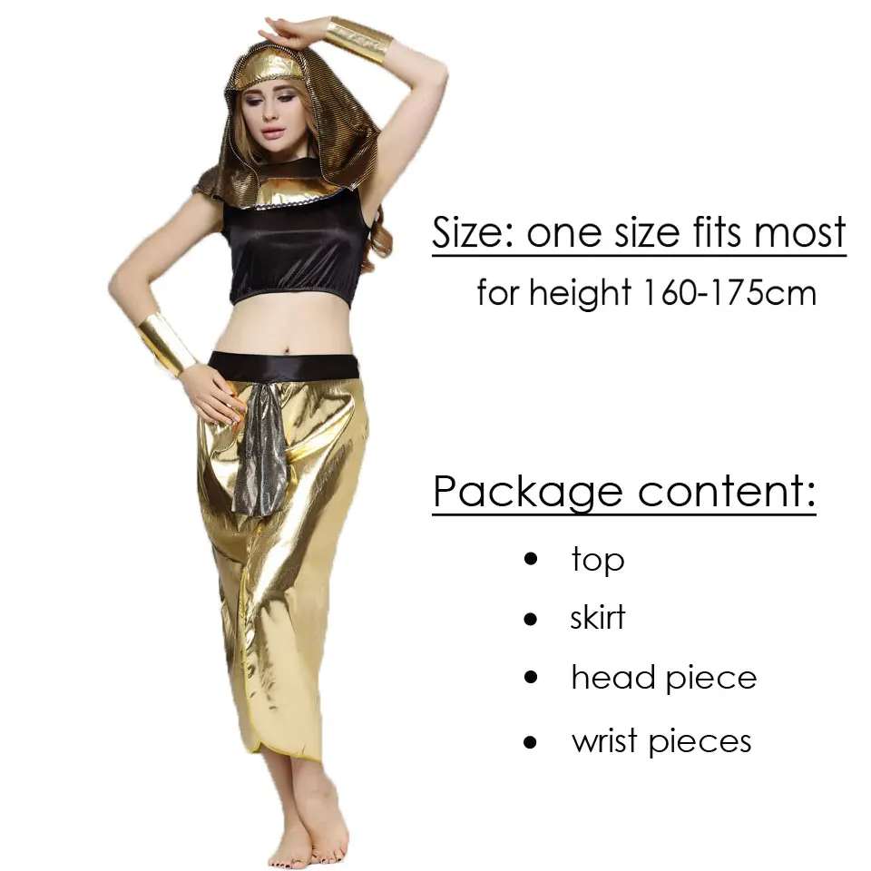 Umorden Halloween Costumes Ancient Egypt Egyptian Pharaoh King Empress ...