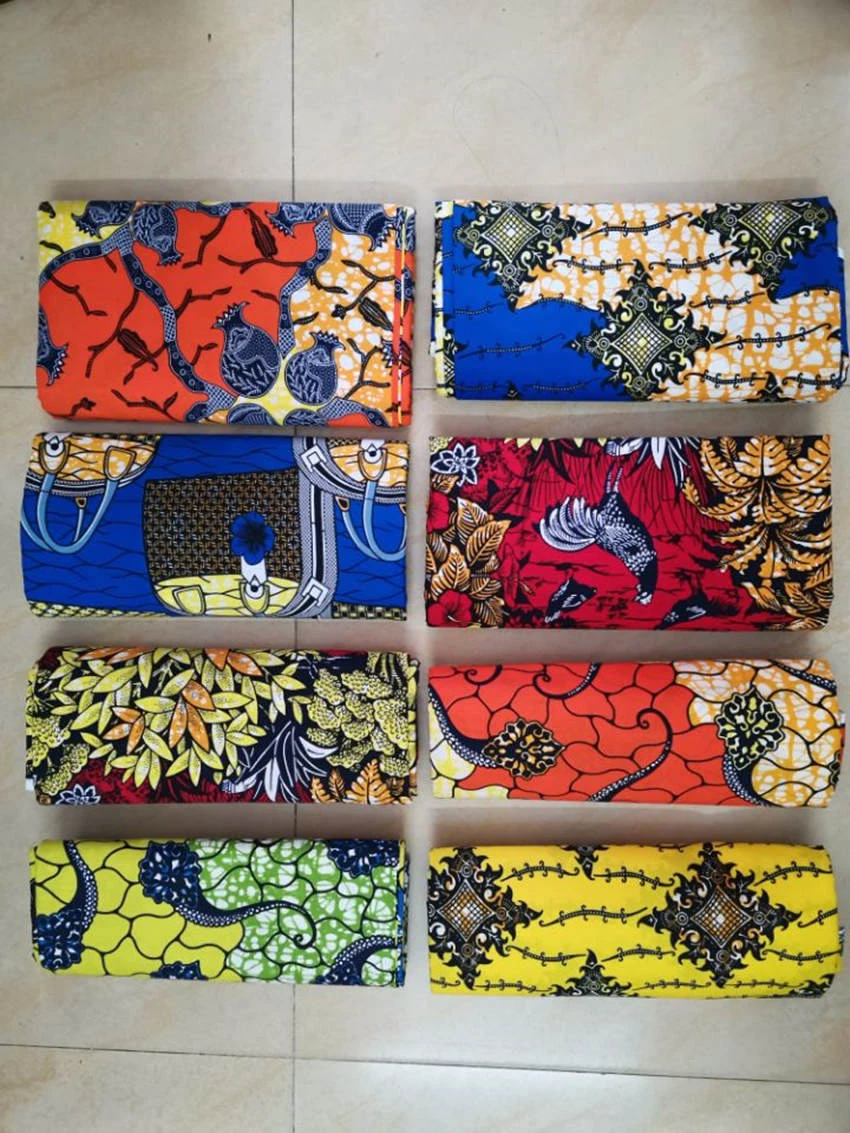 Ghana Ankara Fabric 6 Yards | African Wax Cotton Fabrics | Ankara ...