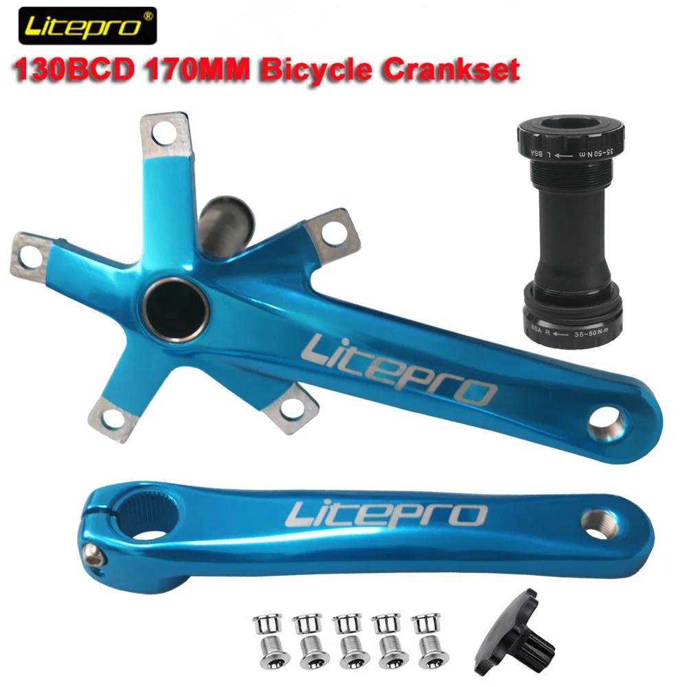 130bcd Bicycle Crankset 130 Bcd 170 Length Cranks Set Road Bike Hollow ...