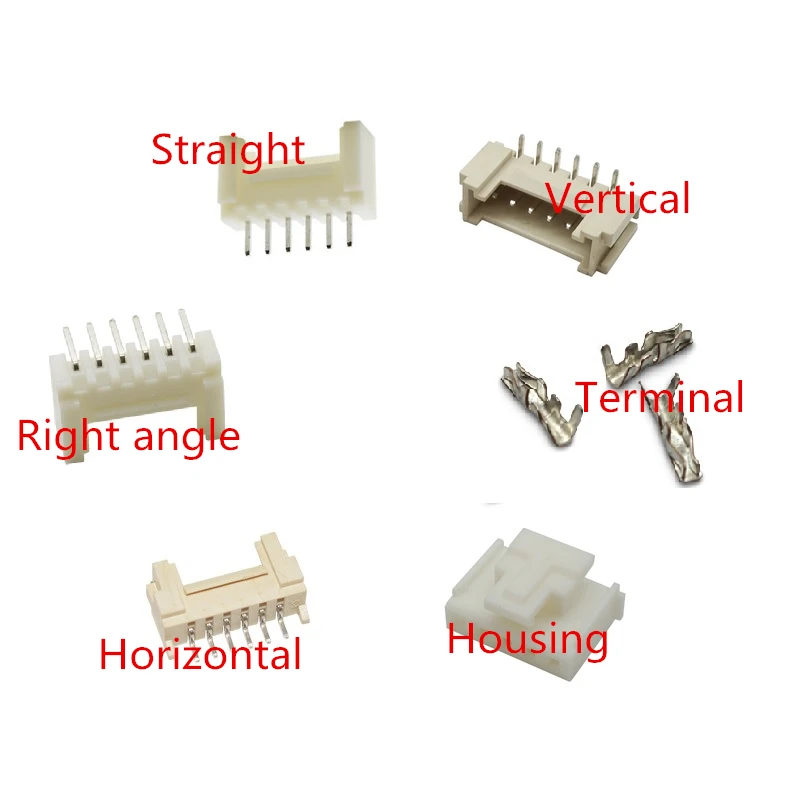 HY2-0-2-0mm-Connector-Socket-Pin-Header-straight-Right-angle-Vertical-Horizontal-JST-Housing ...