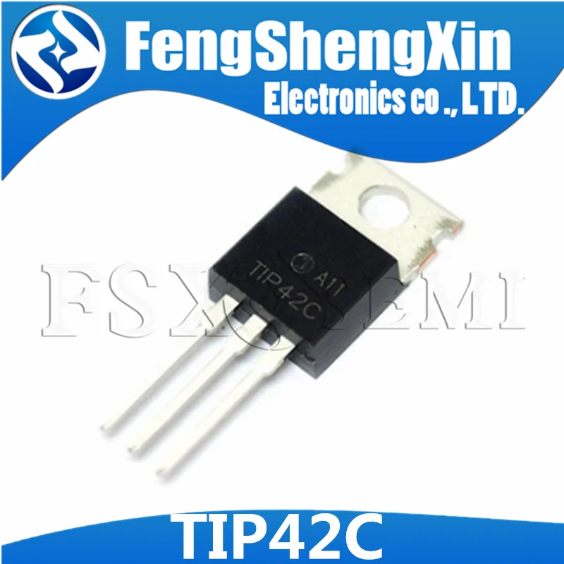 10pcs/lot Tip42c Tip42 T1p42 To220 Silicon Npn Power Transistors To-220 ...
