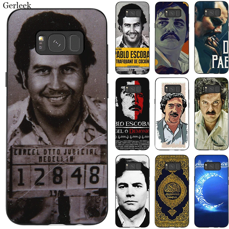 Pablo Escobar Silicone Soft Black For Samsung Case A3 A5 A6 A7 A8 A9 J8 ...