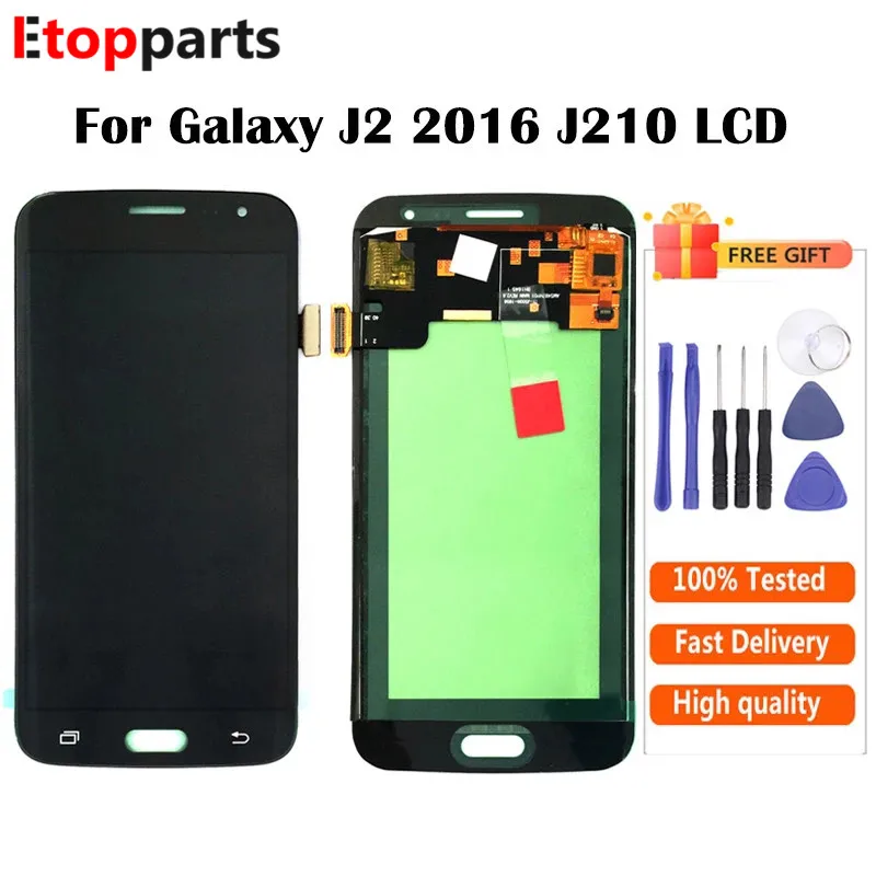 J2 2016 LCD Display For Samsung Galaxy J210 J210F LCD Display Touch ...
