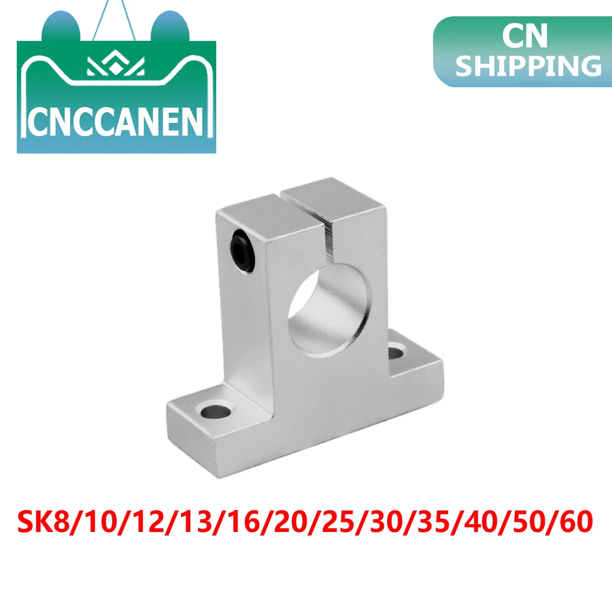 Rolamento Linear Trilho de Suporte Do Eixo SK SK8 SK10 SK12 SK13 SK16 SK20 SK25 SK30 SK35 SK40 ...