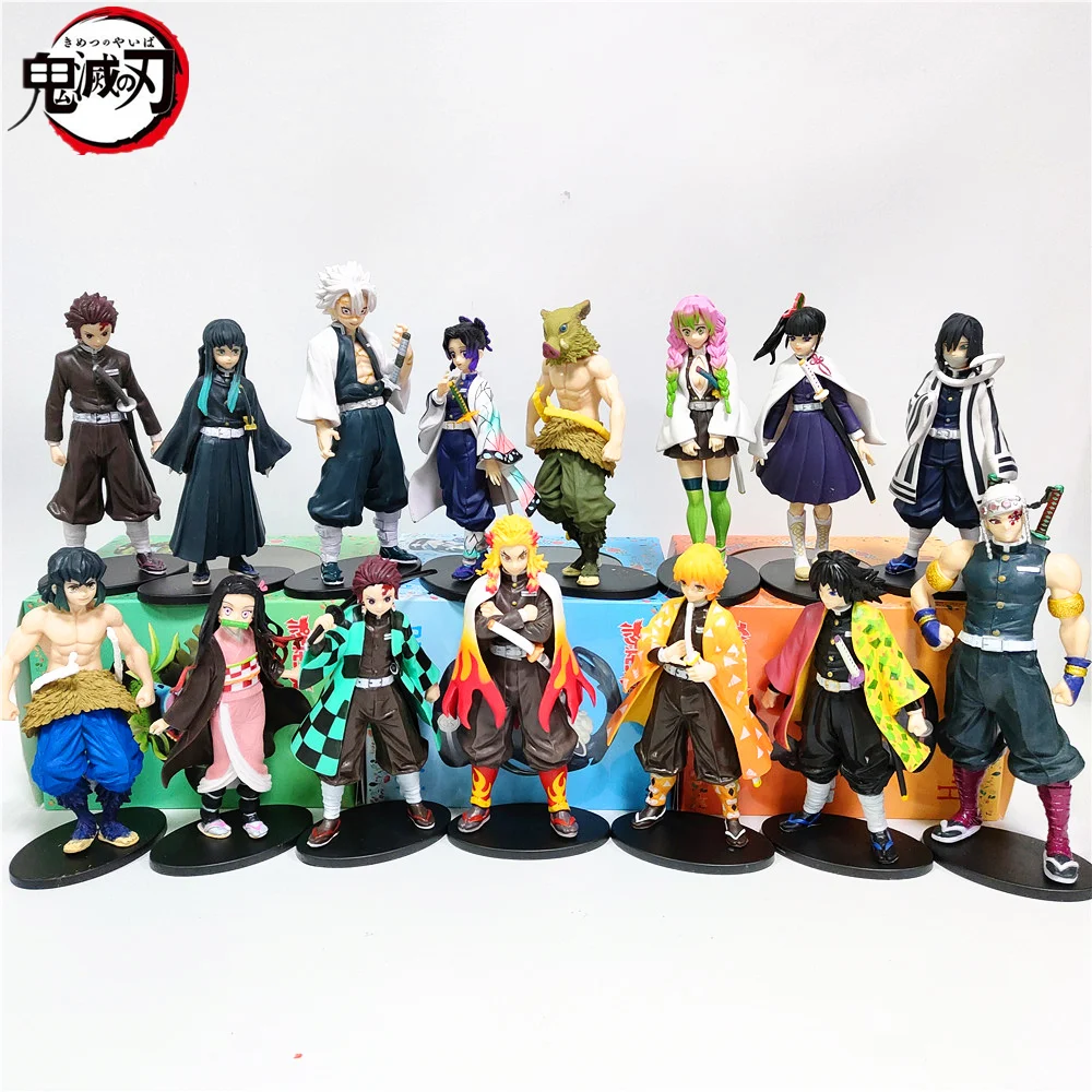 Demon Slayer Anime Tanjirou Nezuko Giyuu Zenitsu Rengoku Pvc Action ...