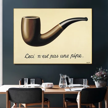 The Treachery of Images This Is Not a Pipe by René Magritte ...