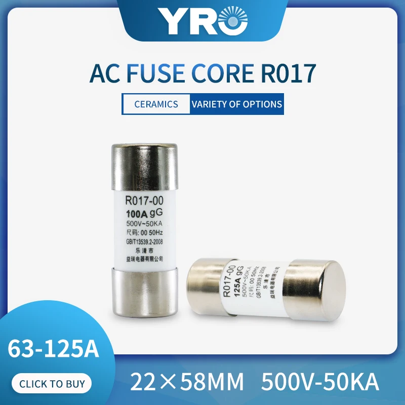 AC-5Pcs-22x58MM-Fast-blow-Ceramic-Fuse-63A-80A-100A-125A-Ceramic-fuse ...