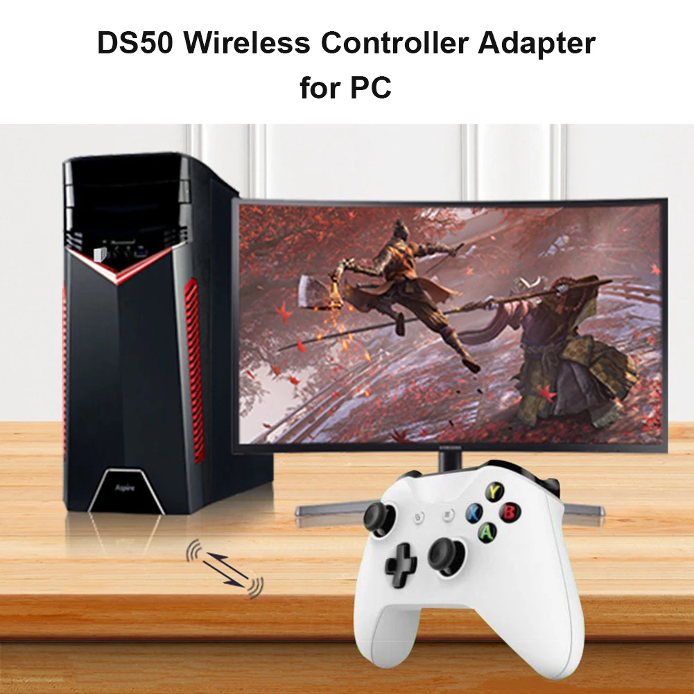 Transmetteur fm,Récepteur de convertisseur de manette de jeu DS50,pour ...