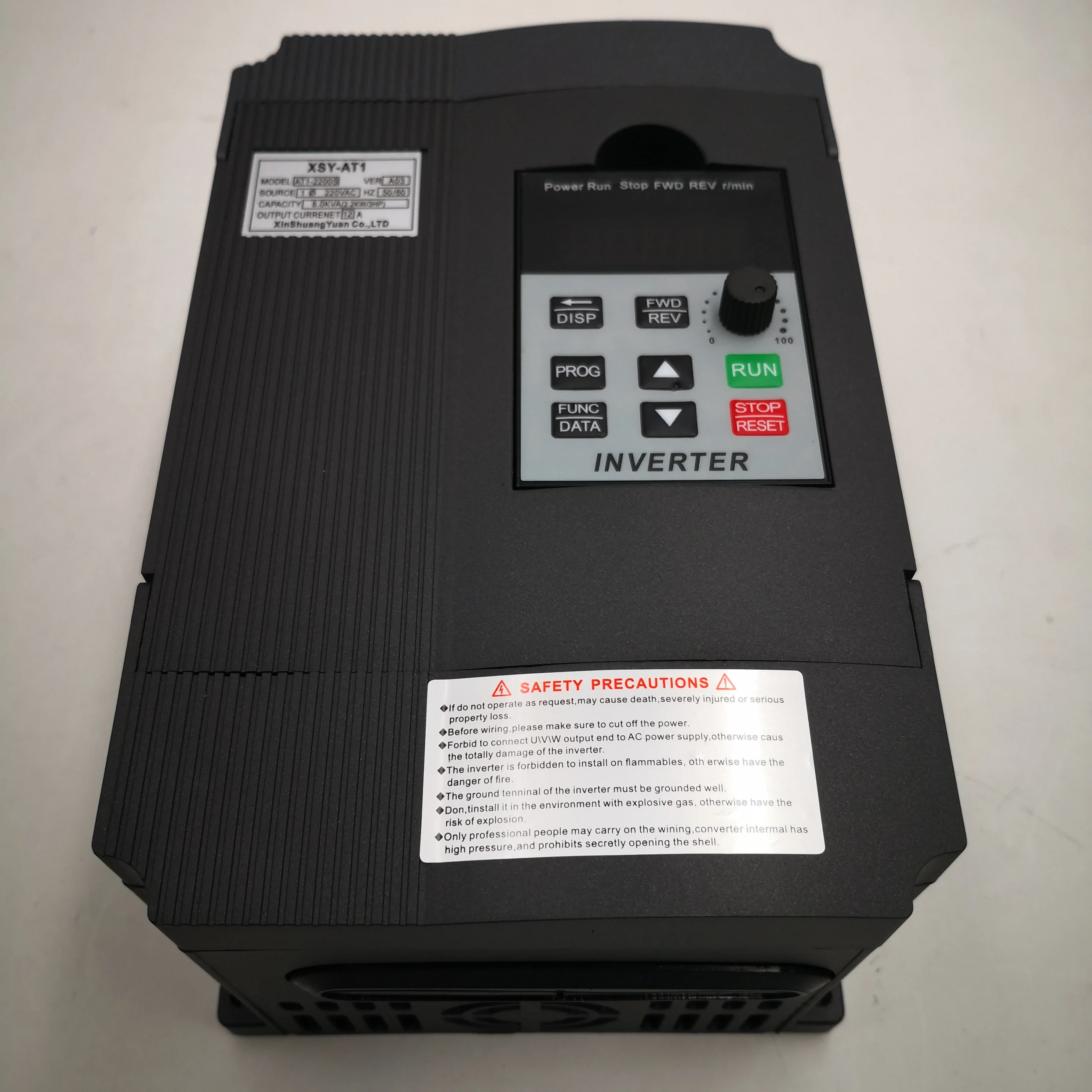 VFD Inverter Freqency Converter 2.2KW 3HP Single Phase Variable ...