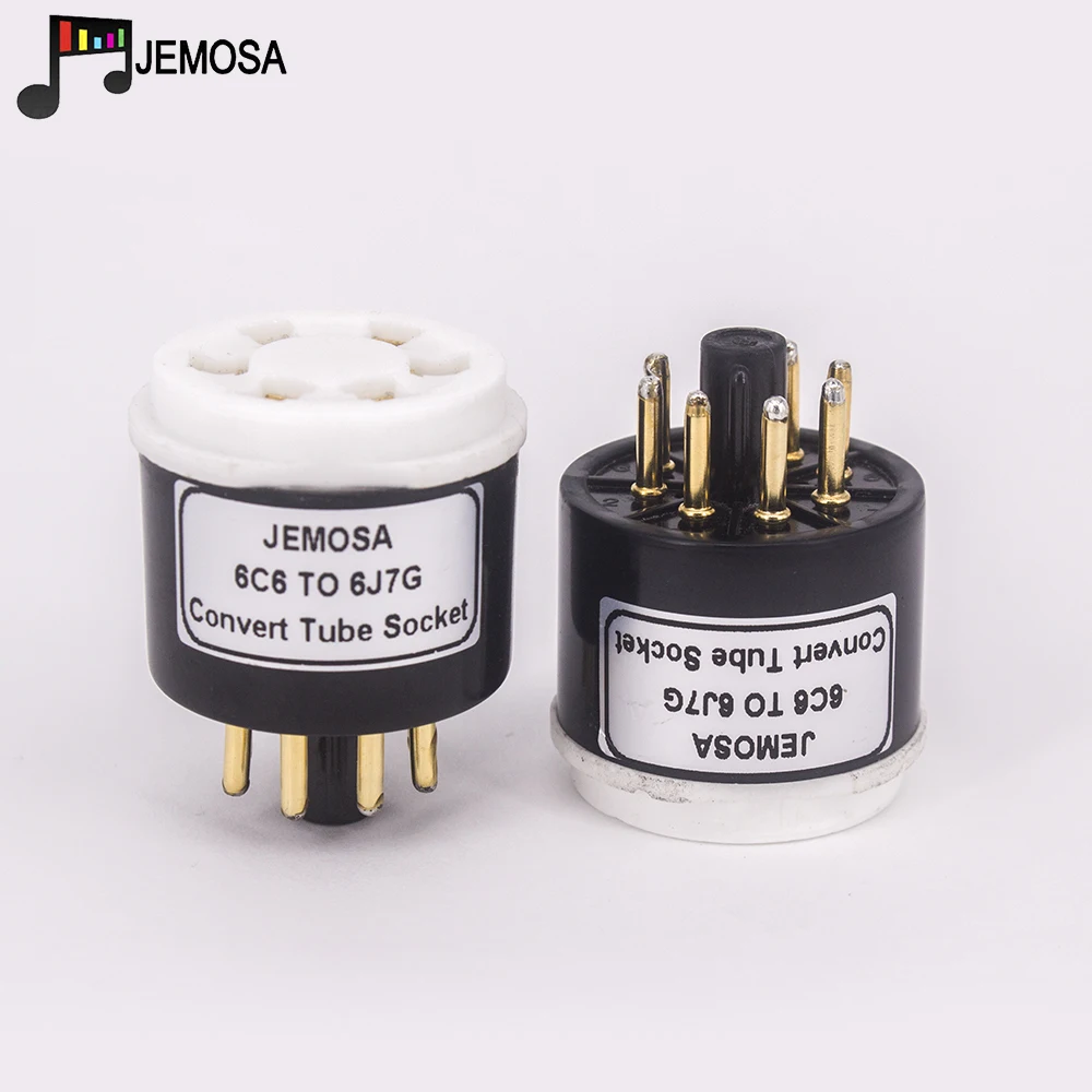 真空管アンプ6c6から6j7 6j7g,アダプター変換,1個|Amplifier| - AliExpress