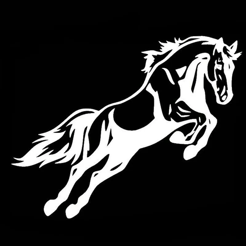 Dawasaru Animal Decals Mighty Jumping Horse Bumper Car Body Decal ...