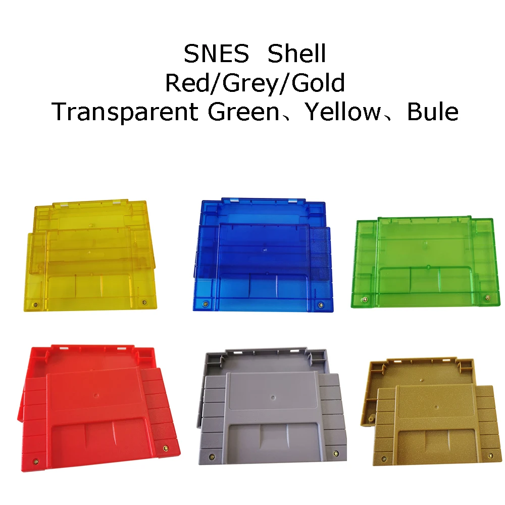 10pcs-set-SNES-Housing-Case-Cartridge-Card-Shell-Cover-with-screws-Red ...