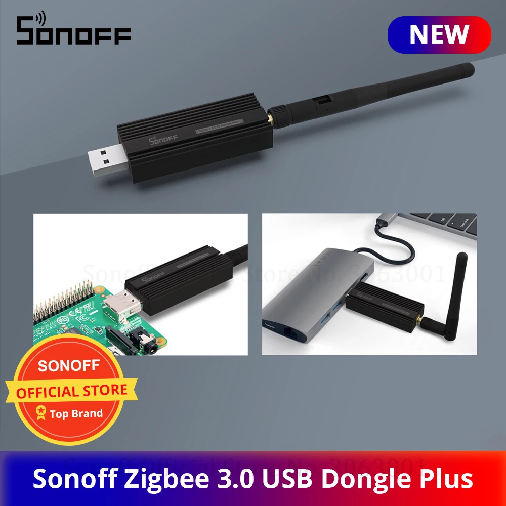 SONOFF ZB Dongle P Zigbee 3.0 USB Dongle artı kablosuz Zigbee ağ geçidi ...
