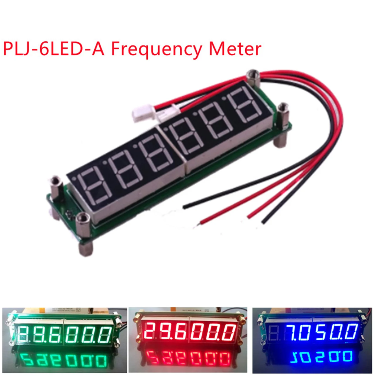 Red-Blue-Green-LED-Display-6-Digits-0-1MHz-65MHz-Digital-RF-Frequency ...