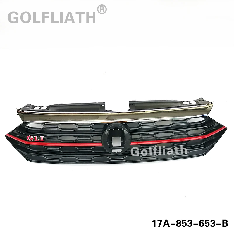 GLI-Front-bumper-Upper-Grille-Honeycomb-Mesh-Grills-For-Volkswagen ...