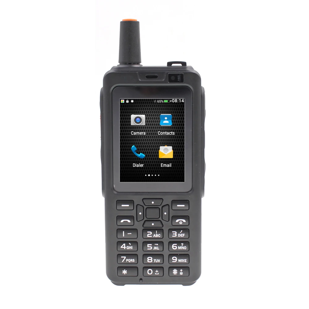 Walkie Talkie UNIWA F40 Zello 4G Mobile Phone 4000mAh Waterproof Rugged 2 4 Touch Screen Quad 