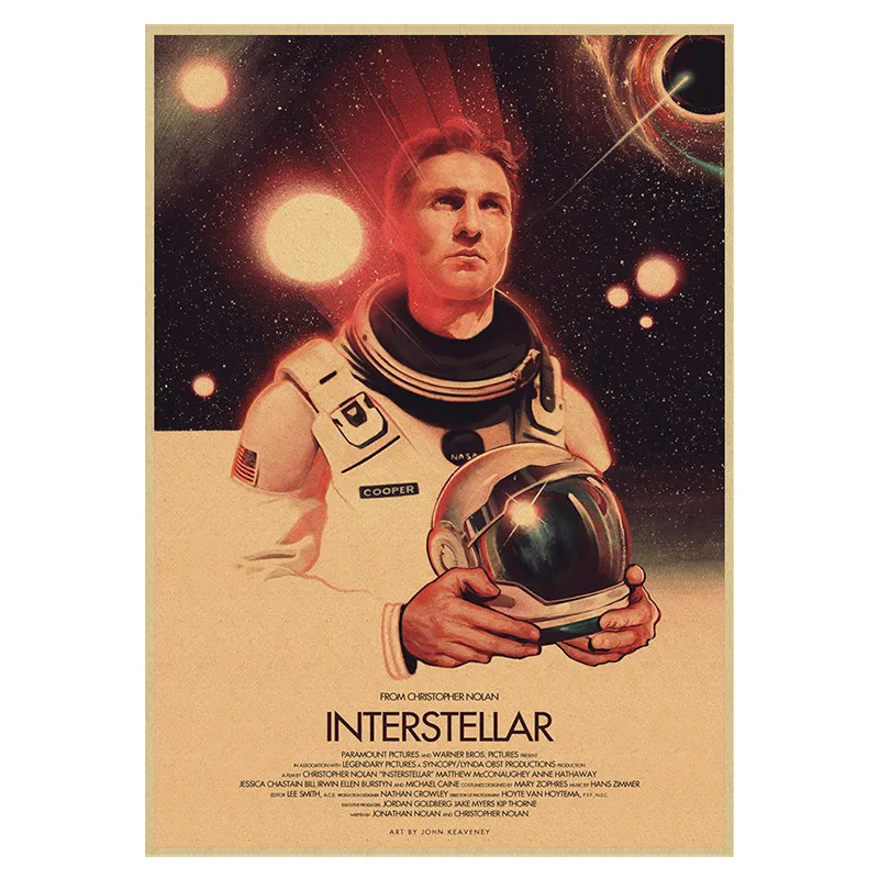 Affiche Interstellaire De Christopher Nolan