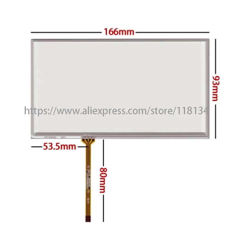 New 7 inch 166*93 Touch panel for jvc KW V41BT Touch Screen glass for ...