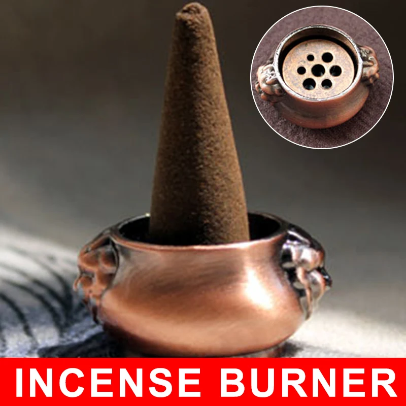 Incense-Holder-Plate-Stick-Cones-Home-Garden-Decoration-Vintage-Mini ...