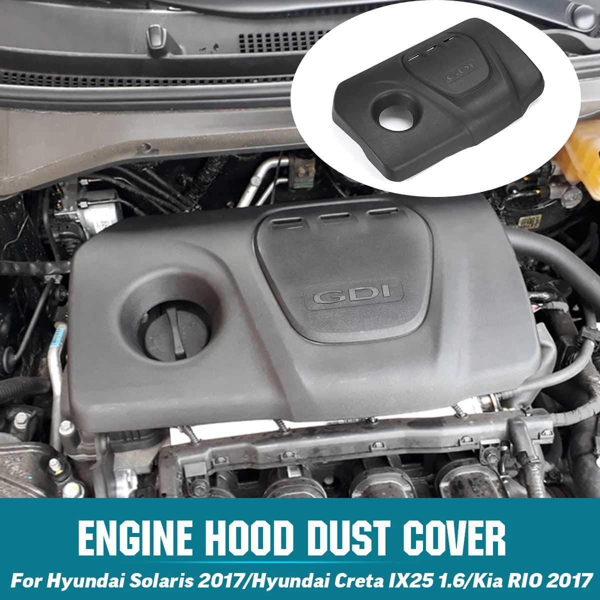 Car Front Engine Hood Dust Cover Cap 292402b930 For Hyundai Solaris ...
