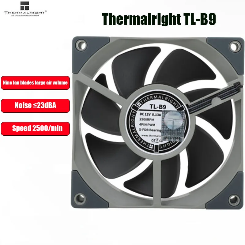 Thermalright TL B9/c9 92mm desempenho ventilador de pressão ar 2500 velocidade pwm TL B9 ...