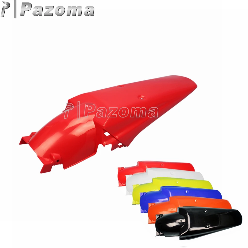 PAZOMA Brand New Red Plastic Universal Supermoto Motorcycle Rear ...