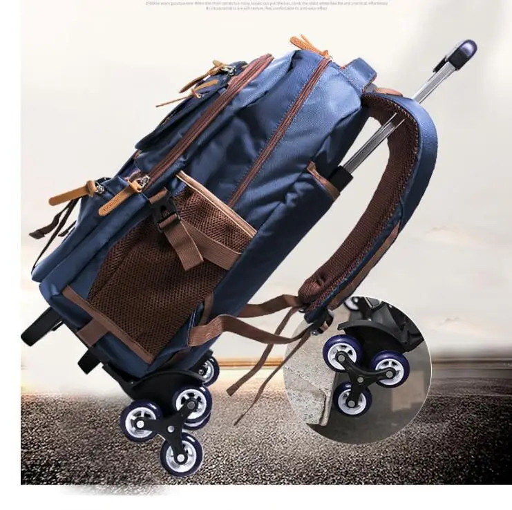 School Trolley backpack bags for boys wheeled backpacks for School ...