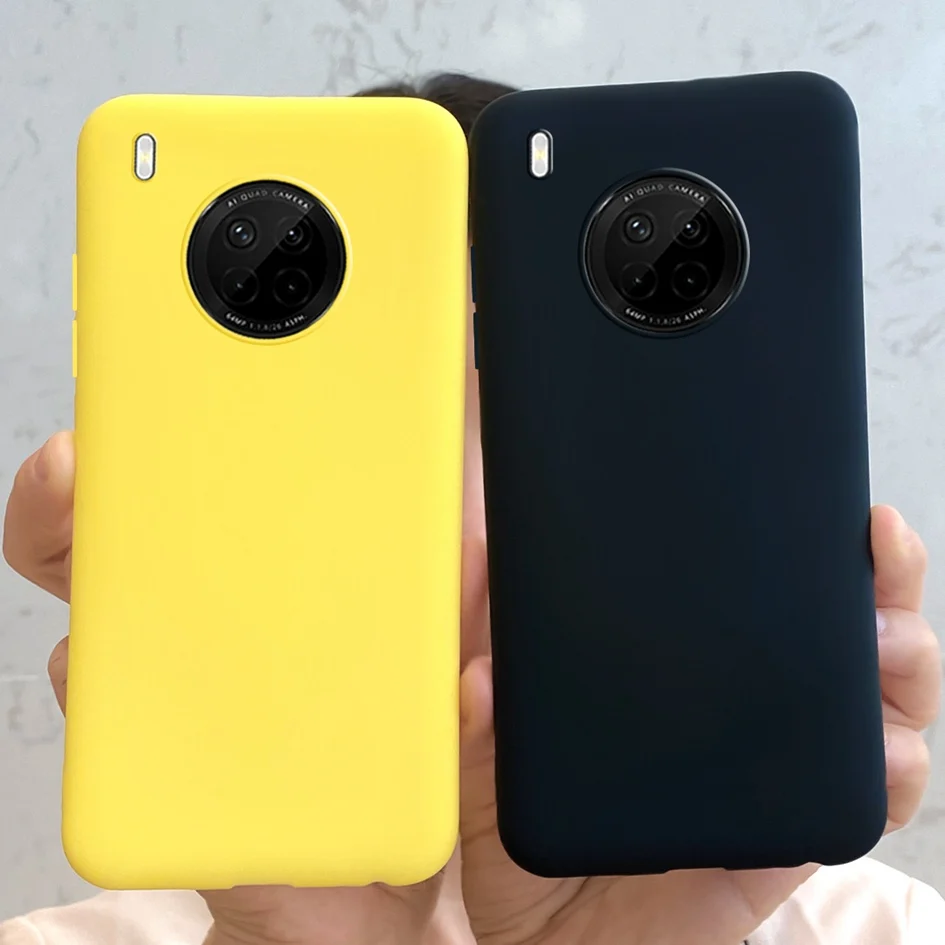 For Huawei Y9a Case 2020 Fashion Bumper Soft Silicone Back Cover Phone ...