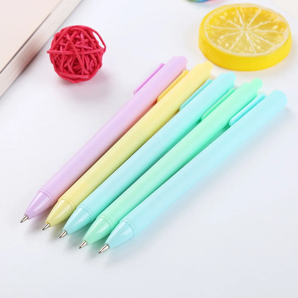 500Pcs-Lot-Cute-Macaroon-Color-Creative-Candy-colored-Student-Gel-Pen ...