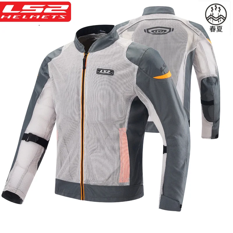 LS2 모터사이클 재킷 ls2 남성용, 여름 모터크로스 레이싱 슈트|재킷| - AliExpress