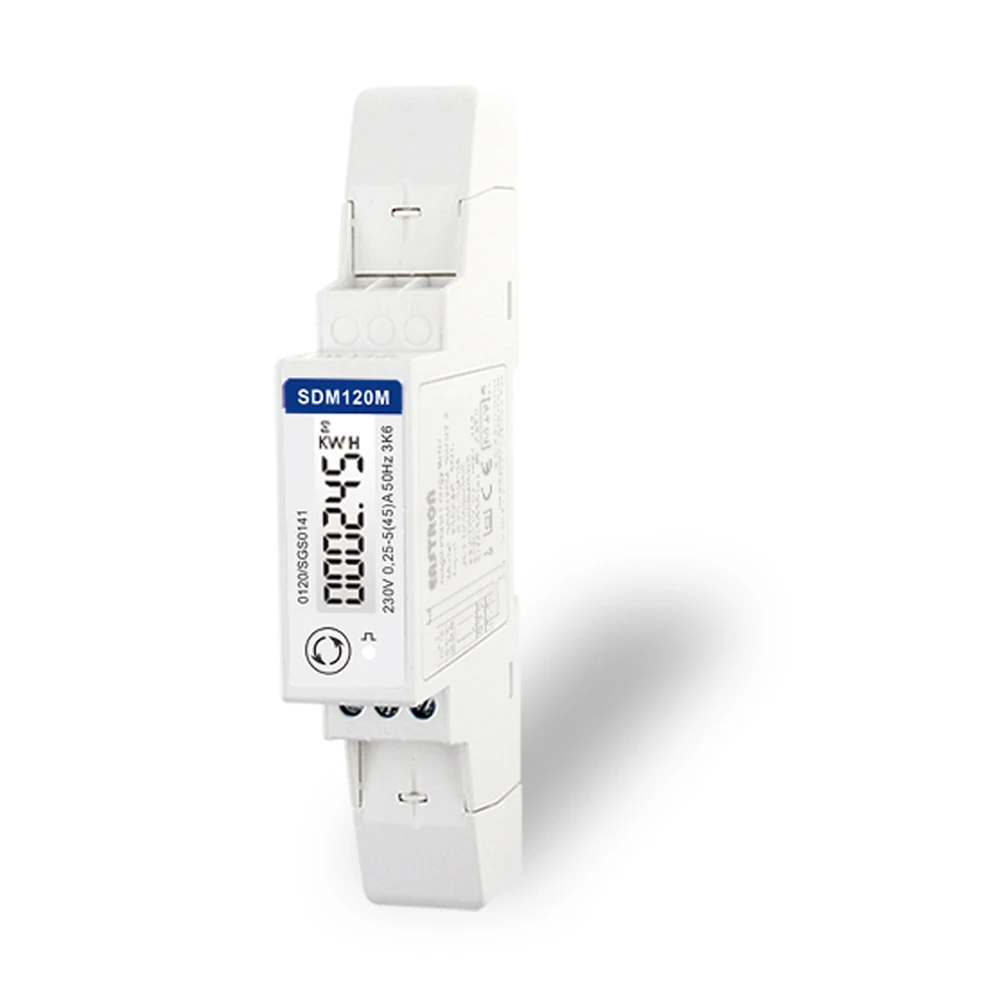 Single Phase 230V Din Rail Meter , Electricity Kwh Meter, Multi ...