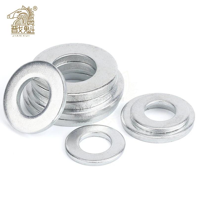 1/50/100pcs Gb97 A2 304 Stainless Steel Flat Washer Plain Gasket For M1.6 M2 M2.5 M3 M4 M5 M6 M8 ...
