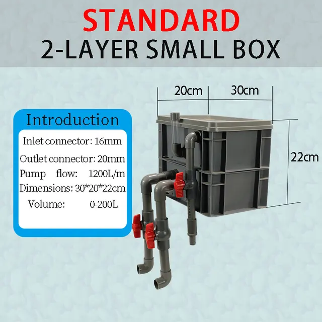 Fish tank filter box courtyard fish pond water circulation system ...