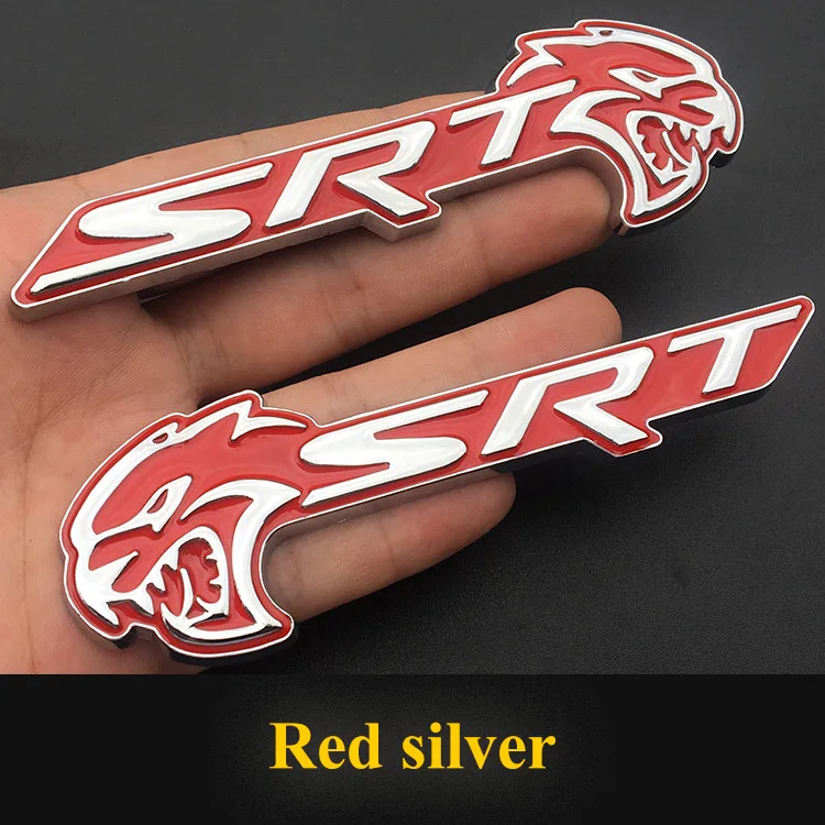 3D Metal Hellcat SRT emblem grill Badge Car Sticker car styling For ...