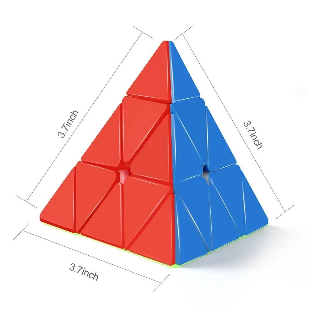 Qiyi Pyramid Speed Magic Cube 3x3x3 Pyramid Cube Puzzle Toys For ...