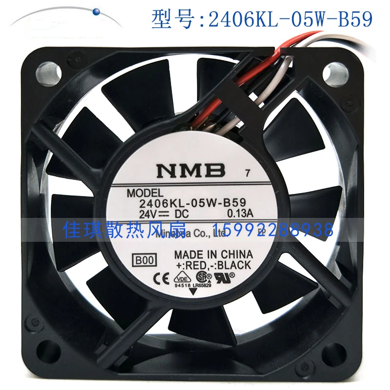 original FANUC system fan 6015 2406KL-05W-B59 6015 6cm 24V 0.13A ...